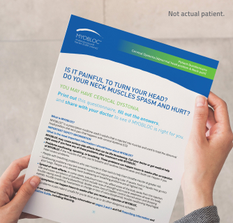 About Cervical Dystonia & Treatment Options | MYOBLOC